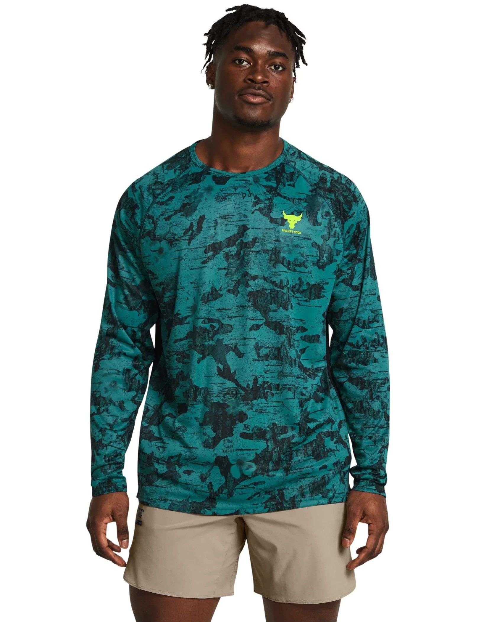 UA Men's Project Rock Iso-Chill Long Sleeve