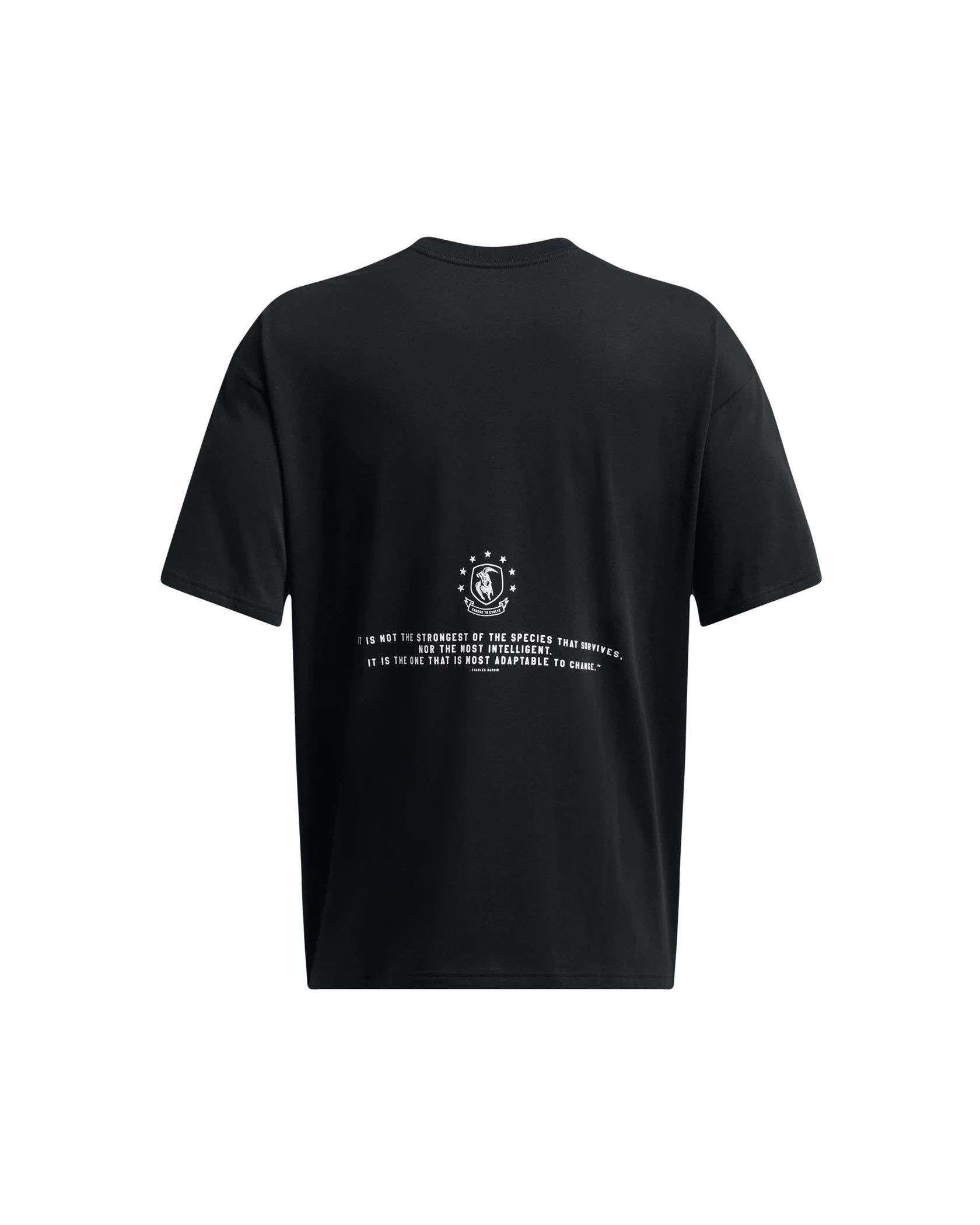 Buy UA Project Rock Heavyweight Badge Of Honor Short Sleeve T- Shirt ...